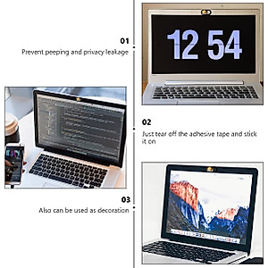KOMBIUDA Slim Laptop 3pcs Camera Cover Laptop Privacy Cover Laptop Camera Slide Blocker Webcam Cover for Laptop Led Tablet Animal Webcam Cover Tableta Con Pantalla Webcam Lens Cover Screen