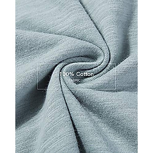 CUNYI Little Boys' Solid Short Sleeve Pocket V-Neck T-Shirt Summer Tops, Light Green, 140