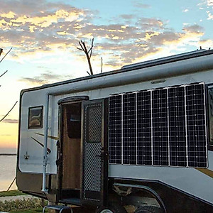 800 Watt Solar Panels 4 X 200w Solar Panel 12v-24v Flexible Solar Panel Kit with 40A Central Controller (2 pcs) IP67 Waterproof Suitable for Installation On Yachts/Roofs/Tents/Rvs…