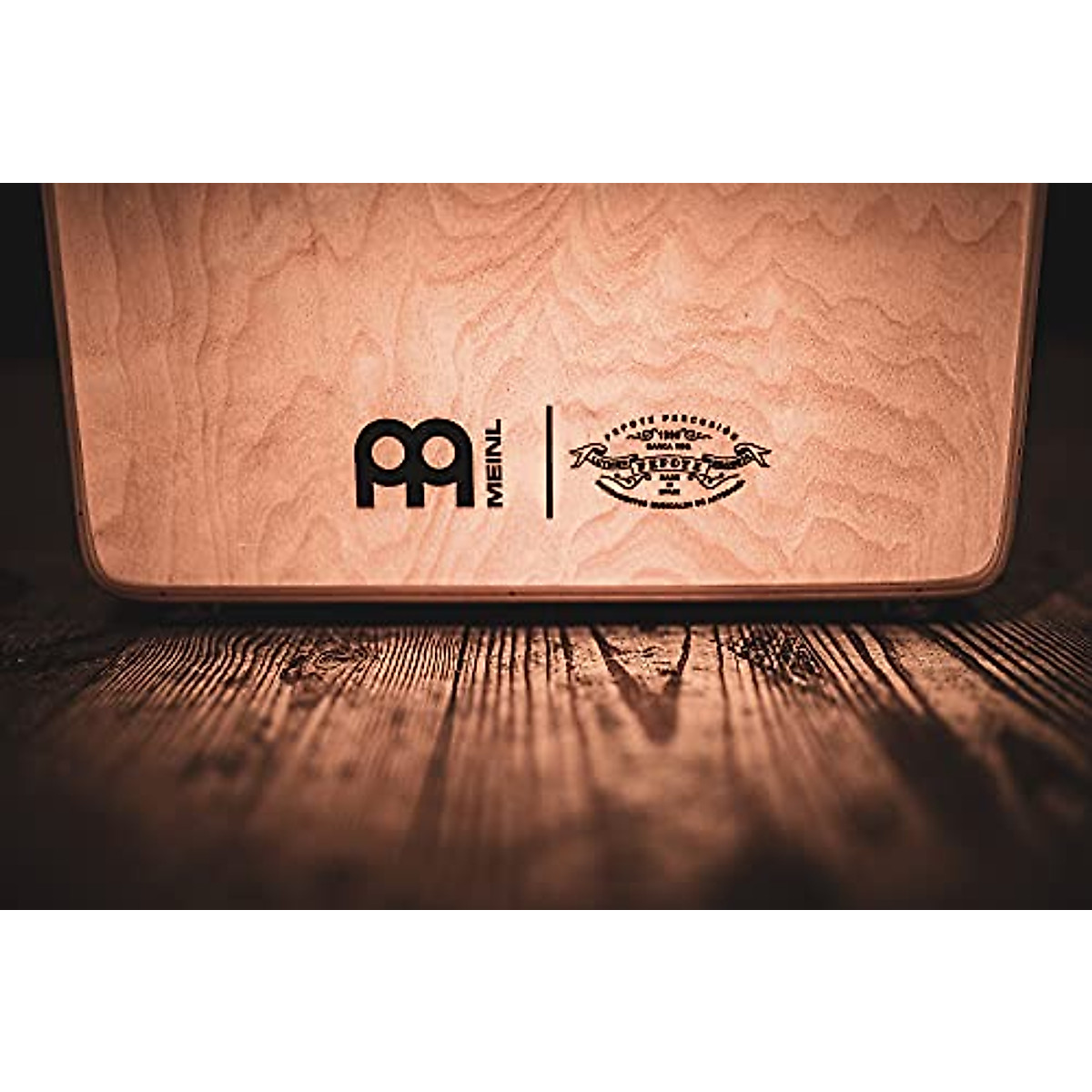 Meinl Percussion Artisan Edition Cajon with Internal Strings for Snare Effect, Baltic Birch/Brown Eucalyptus — Made in Spain — Tango Line, 2-Year Warranty (AETLBE)