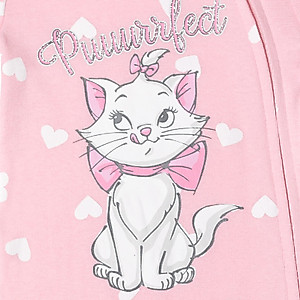 Disney Classics 101 Dalmatians Bambi Newborn Baby Girls 3 Pack Sleep N' Play Coveralls White/Pink/Gray 3-6 Months