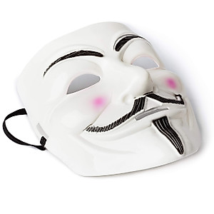 Diximus V for Vendetta Mask Anonymous Guy Fawkes Halloween Mask Hacker Mask (V Mask)