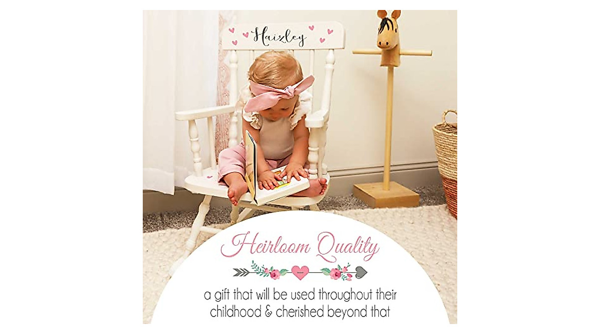Personalized Butterfly Rocking Chair for Kids