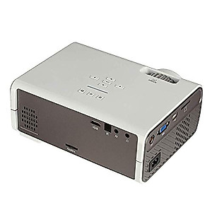 DROOS Mini Video Projector,Practical Projector Mini Portable 1080P LED Projector 4000 for Home Theater Entertainment Game Party(projectors)