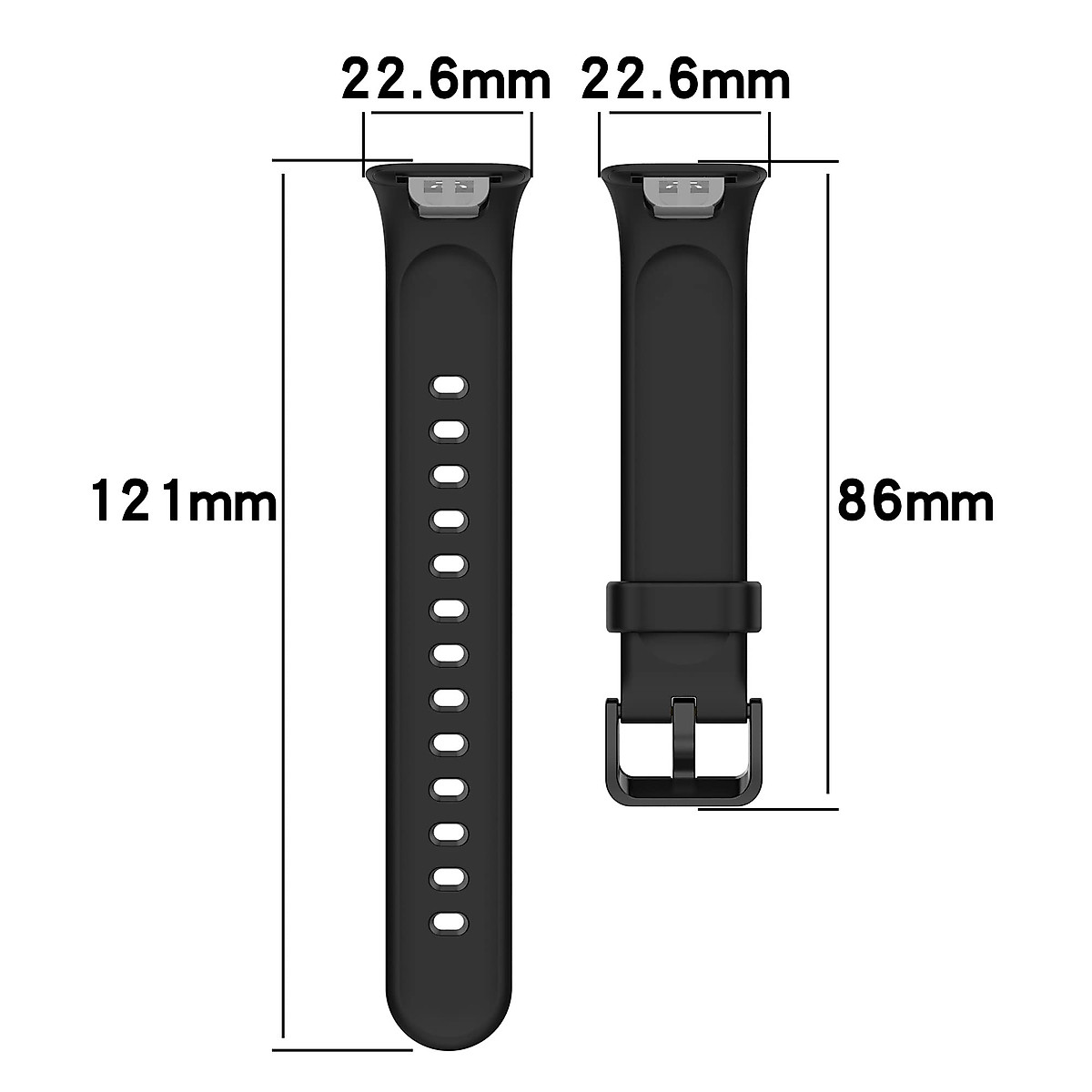 FitTurn Bands Compatible with Xiaomi Mi Band 7 Pro Watch Replacement Soft Durable Colourful Silicone Watch Band Sports Strap Wristband for Mi Band 7 Pro Smartwatch Accessories