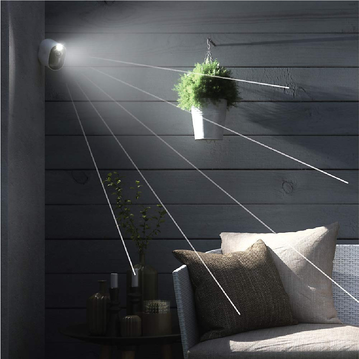 Arlo Ultra - 4K UHD Wire-Free Security 2 Camera System | Indoor/Outdoor with Color Night Vision, 180° View, 2-Way Audio, Spotlight, Siren | Compatible with Alexa and HomeKit | (VMS5240) (Renewed)