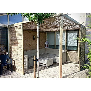 Bamboo Slat Fence, 5'H x 14'L