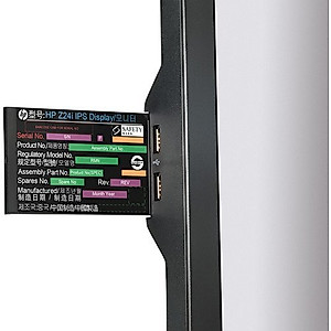 HP Z24i 24 Inch WideScreen 1920x1200 IPS LED-backlit LCD Monitor (D7P53A4) with USB Hub Monitor Black