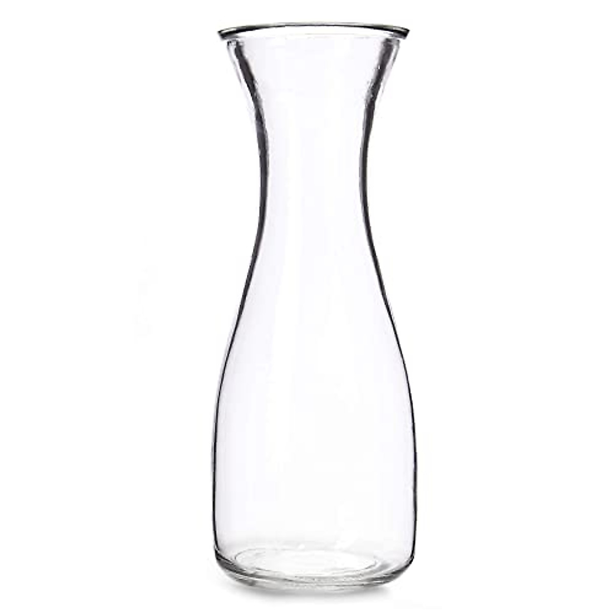 12 oz (350 ml) Glass Carafe Beverage Bottles, 4-pack - Water Pitchers, Wine Decanters, Mixed Drinks, Mimosas, Centerpieces, Arts & Crafts - Restaurant, Catering, Party, & Home Kitchen Supplies