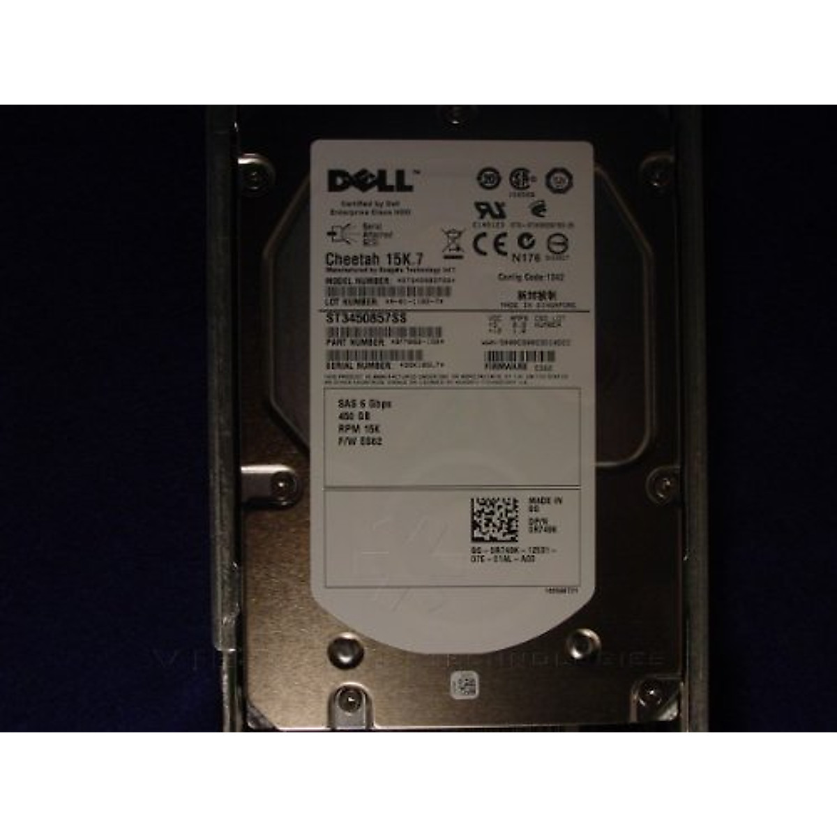 DELL 9FM066-150 450GB SAS 15k 3.5 " Dell Labeled
