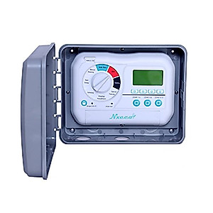 Smart Irrigation Sprinkler Controller NxEco HWN100 Pro, Smart Sprinkler Timer with EPA Water Sense, Weather Aware, Remote Access, 12 Zone, Works with Google Home and Alexa