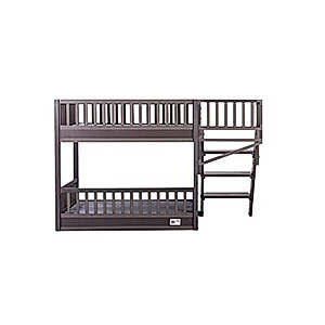 ECOFLEX® Dog Bunk Bed with Removable Cushions in Grey