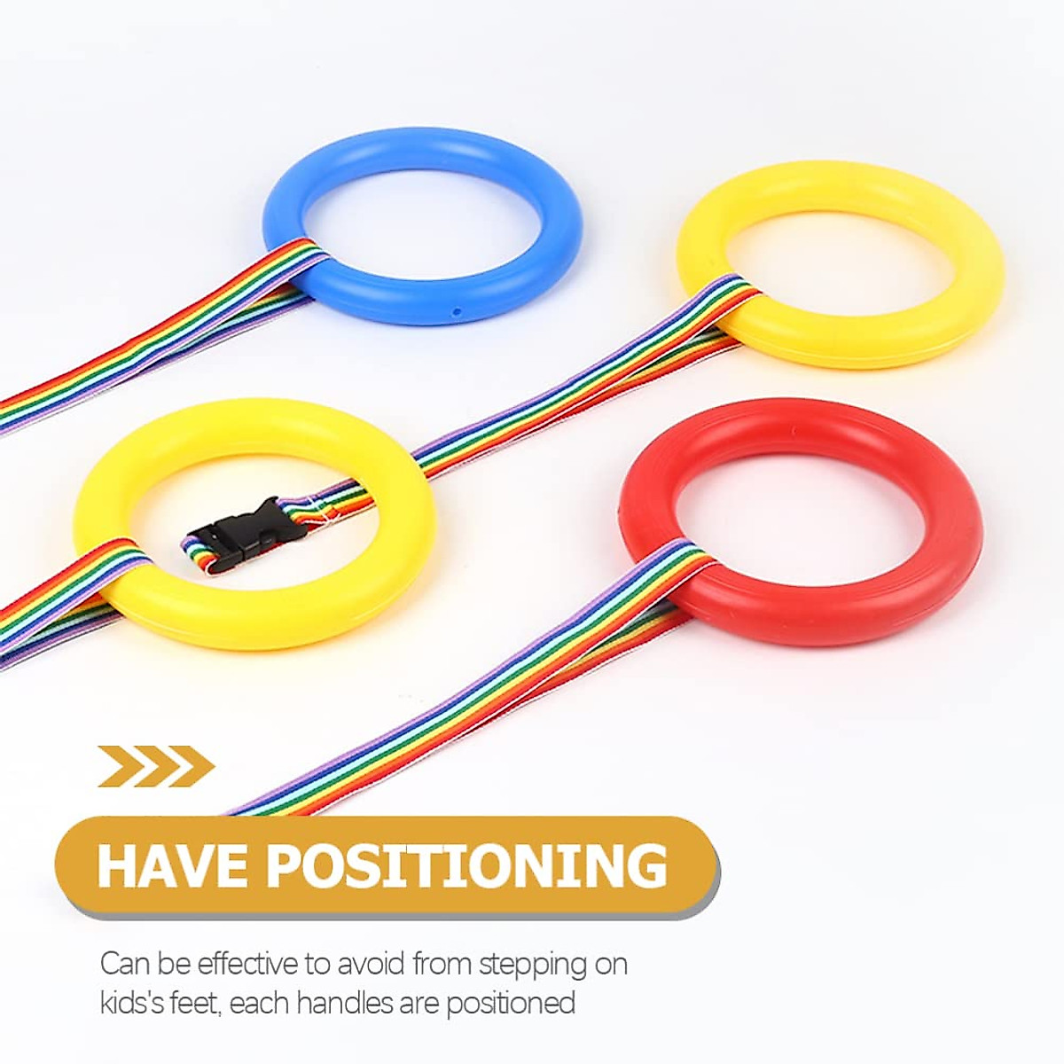 Kisangel 6 Pieces Kids Safety Walking Rope Preschool Toddlers Walking Rope with Ring for Daycare School, Nursery, Kindergarten