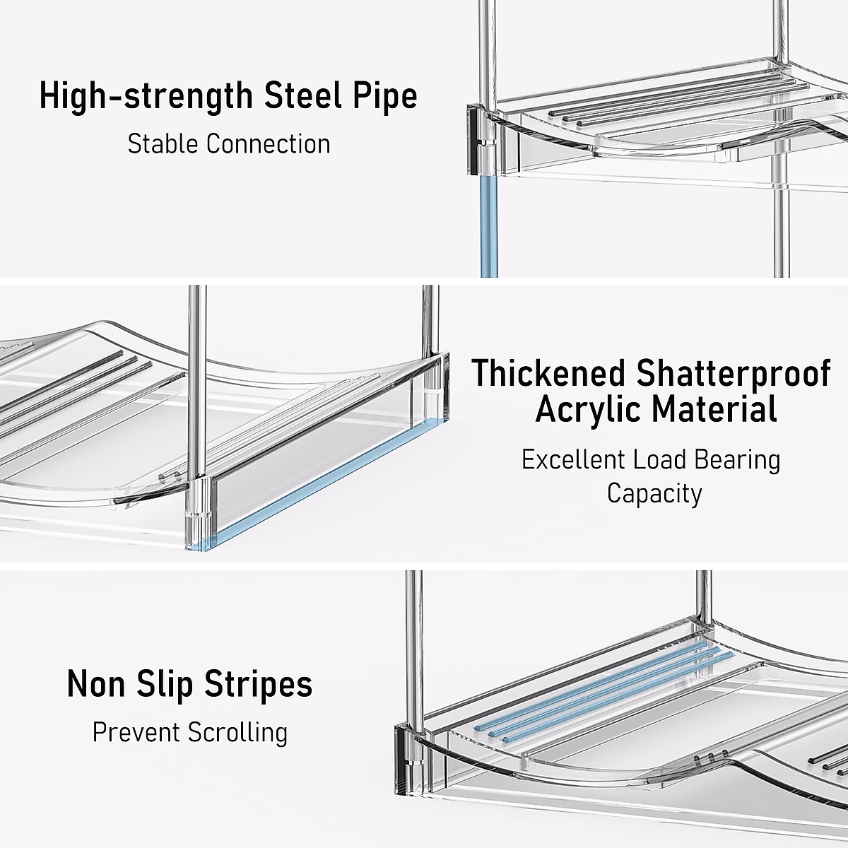 【Upgraded Larger】Water Bottle Organizer for Stanley 40 oz Tumbler with Handle, Stanley Cup Organizer for Cabinet, Kitchen Organizers and Storage for Stanley Cup Accessories, Tumbler Mug Cup Hold 12