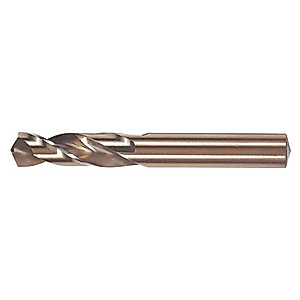 Walter 01H008 SST+ 135 Deg. Stub, Fractional Drill Bit [Pack of 10] – 1/8 in. Jobbers Bit with 11/16 in. Cutting Length, Twist Drill Bit for Steel, Stainless Steel, Non Ferrous Alloys. Power Drilling Accessories