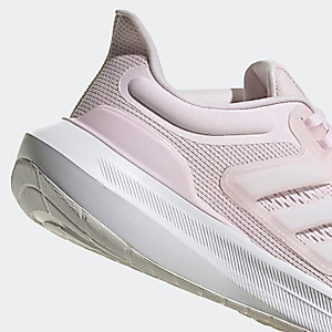 adidas Women's Ultrabounce Sneaker, Almost Pink/White/Crystal White, 9