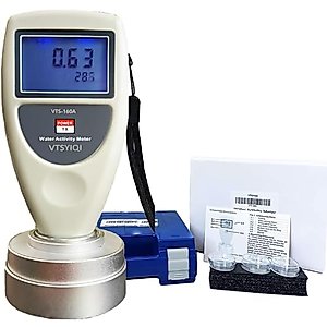 VTSYIQI Water Activity Meter Smart Food Water Activity Meter For Food Water Activity Meters Monitor With Range 0 to 1.0AW Accuracy 0.02aw LCD Digital Display