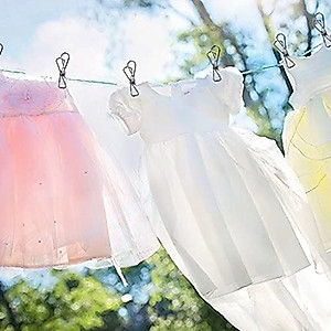 UXZDX Multi-Purpose Stainless Steel Clothespins, Stainless Steel Household Clothespins, Silver (Color : Silver)