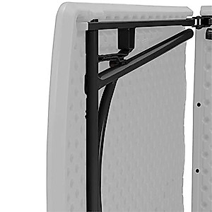 CoscoProducts Diamond Series 300 lb. Weight Capacity Folding Table, 6' X 30", White