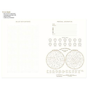 DesignWorks Ink Cloth Bound Personal Journal, Blue - Make it Happen