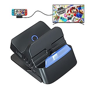 Switch Dock for Nintendo Switch/Switch OLED,Switch Docking Station Replacement for Official Nintendo Switch Dock,Travel Switch TV Dock 4K HDMI USB 3.0 Ports,Nintendo Switch Accessories