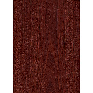 Bush Business Furniture Series C 72W x 36D Bow Front Desk with Mobile File Cabinet in Mahogany