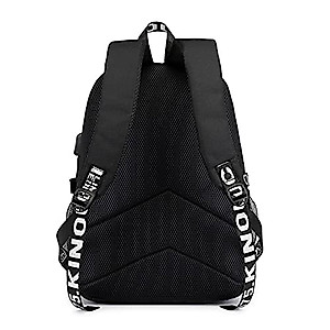 Anime Casual Backpack with USB Charging Port Outdoor Hiking Laptop Bags Birthday Gift -3