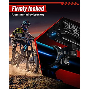 POSUGEAR Bike Lights Accessories for Night Riding, Rechargeable Bicycle Light Front and Back, LED Headlight Tail Rear light Reflectors for Adults Kids Road Mountain Electric Ebike BMX MTB Mini Cycling