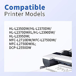 MYCARTRIDGE SUPRINT Compatible Toner Cartridge Replacement for Brother TN760 TN-760 TN-730 TN730 High Yield for MFC-L2710DW MFC-L2750DW HL-L2370DW MFC-L2750DW HL-L2350DW Printer Black 4 Pack TN 760