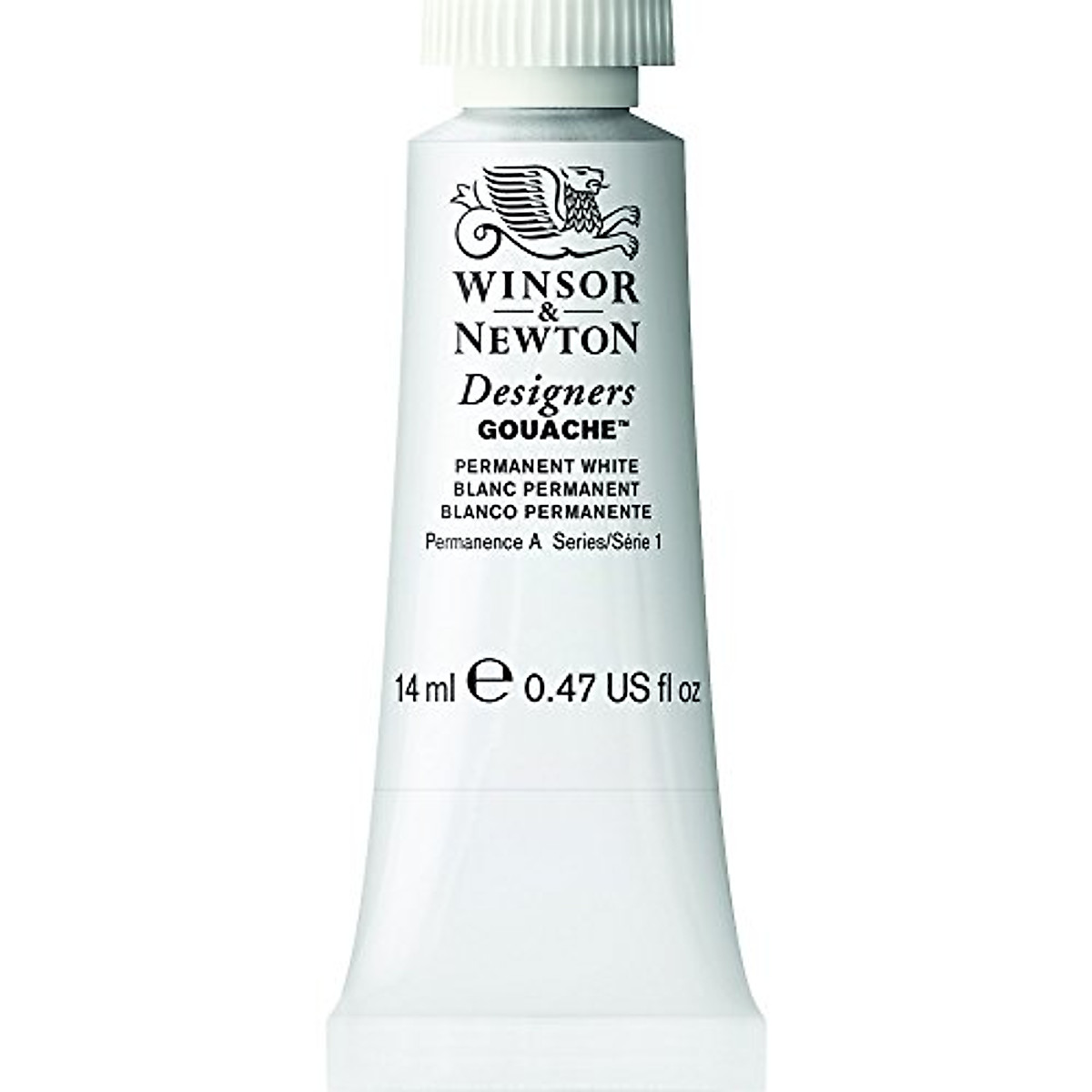 Winsor & Newton Designer's Gouache, 14 ml (0.47oz) tube, Permanent White