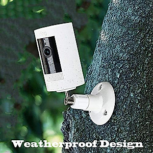 Gresur Wall Mount for Ring Indoor Cam and Ring Stick Up Cam, 360 Degree Adjustable Mount Bracket for Ring Camera Outdoor Indoor Security Camera System(2 Pack)…
