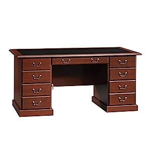 Sauder Heritage Hill Executive Desk, Classic Cherry Finish