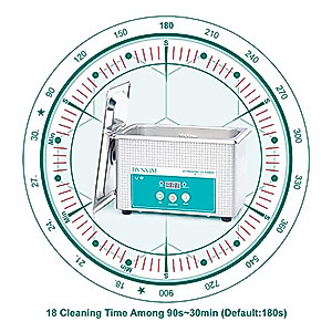 Ultrasonic Cleaner - DYNVIM 900ml Ultrasonic Jewelry Cleaner,Sonic Cleaner,Parts Cleaning Machine with Digital Timer for Cleaning Jewelry,Denture,Parts,Lab,Dental Tool,Eyeglasses,etc.