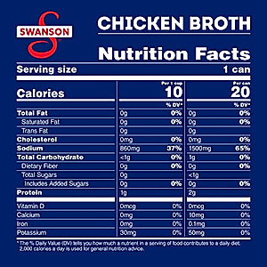 Swanson 100% Natural, Gluten-Free Chicken Broth, 14.5 Oz Can