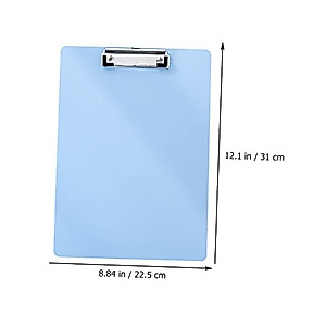 Tofficu Clipboard 8 Pcs Writing pad exam Paper Clips Pencil Sketch Hand Support Plastic Folder Pencils Magnetic Suction Clipboard Drawing Writing Plate Writing Support Plate Clipboards a4