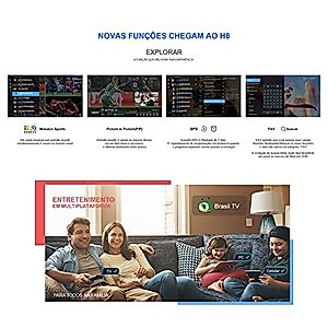 BETTER TV,BETTER LIFE! 2023 Newest H8 HTV8, HTV 7 Updated Box IPTV Brazil More Videos 8K HDR Image Android 9 HDMI 2.0 LAN Multi-Media