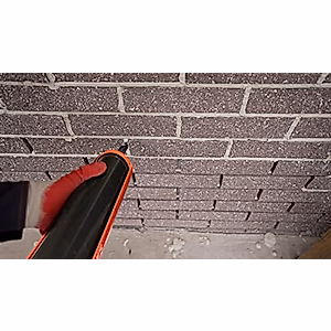 AWF PRO - Mortar Pointing Gun, 1 Quart (32 fl oz.) Capacity, 12:1 Thrust,2 Nozzles, Adjustable Pusher Plate, AWF-Pro