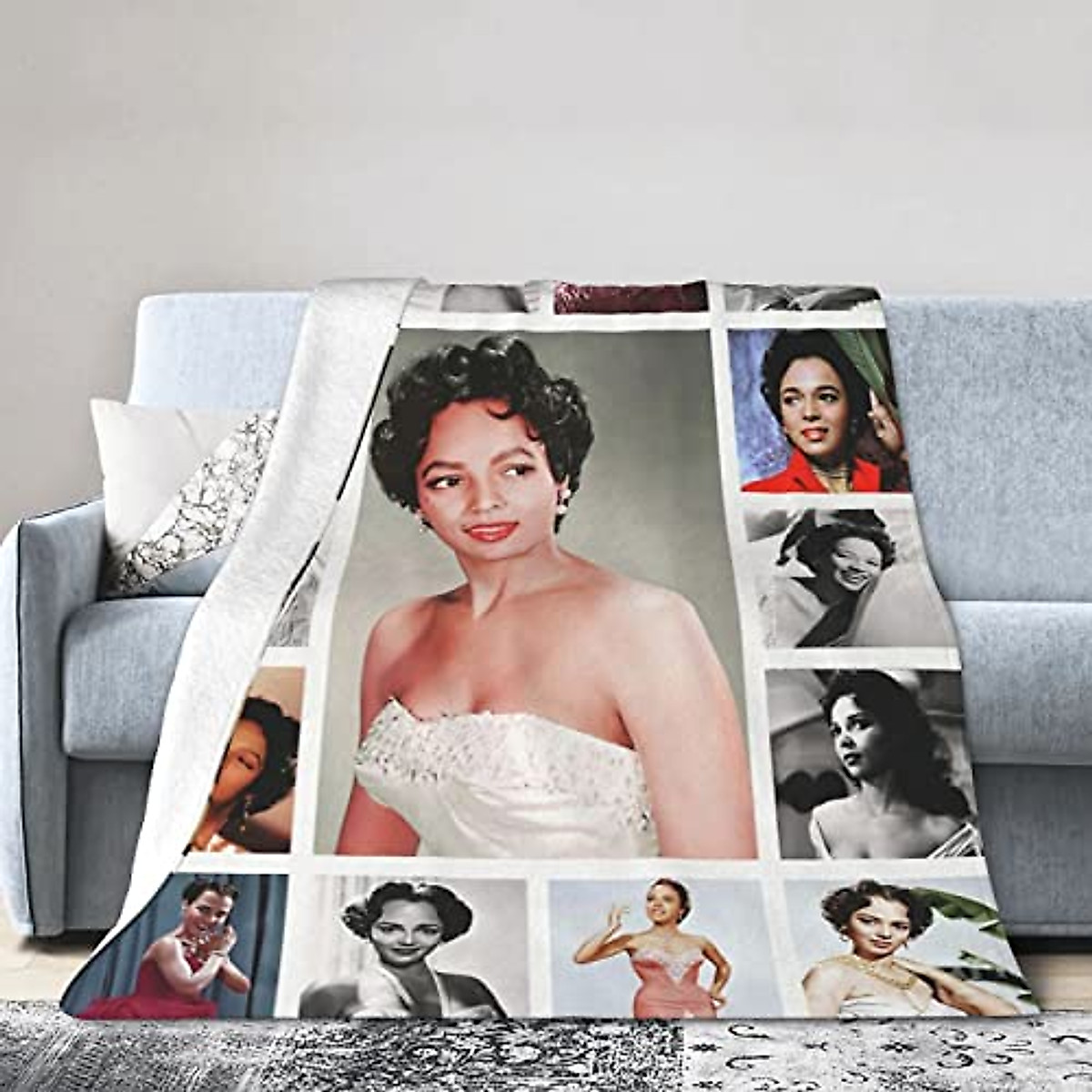 Dorothy Music and Dandridge Blanket Soft Warm Flannel Fleece Blanket Throw Blankets for Bed Couch 80"x60"