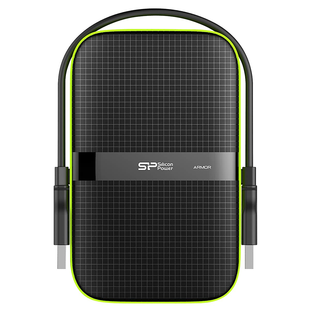 Silicon Power Black 1TB Rugged Portable External Hard Drive Armor A60, Shockproof USB 3.0 for PC, Mac, Xbox and PS4, Black