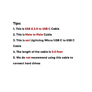 CableCreation 6 inch USB C Cable Short, Short USB to USB C Cable 3A Fast Charging Cable, Braided USB C Male to USB Male Cable for Power Bank, Galaxy S23, iPad Pro iPad Mini S22 S21 Z Flip, etc, Gray