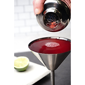 RSVP Endurance Stainless Steel Martini Glasses, Set of 2