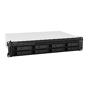 Synology RackStation RS1221+ Rack Mount NAS Server Bundle with Rail Kit, Ryzen CPU, 32GB Memory, 32TB HDD, Synology DSM Operating System, iSCSI Target Ready