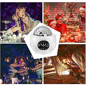 Star Projector Light,Star Galaxy Projector,with Bluetooth Speaker Remote Control,Galaxy Projector for Bedroom Adults,Starry Night Light Projector for Kids Adults Christmas Gift