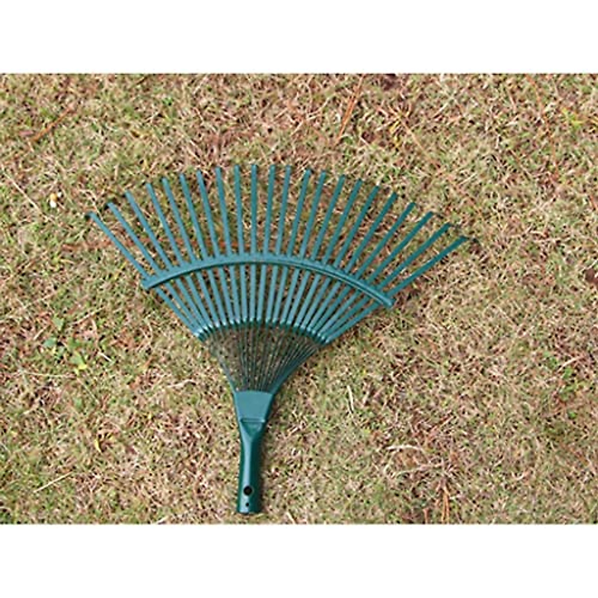 SGerste 22 Teeth Heavy Duty Steel Metal Rake Head Lawn Leaves Garden - Garden Tools
