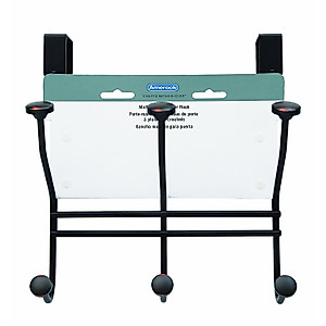 Amerock | Over-The-Door Hook Rack | 3 Double Prong Hooks | Oil Rubbed Bronze | 9-3/4 inch (248 mm) Length