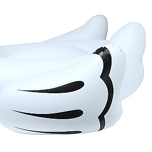 Toxz Swan Inflatable Ride-On Swimming Ring,Suitable for Children and Adults,Built-in Handles,59" X 59" X 39.3"(Ship from US!)