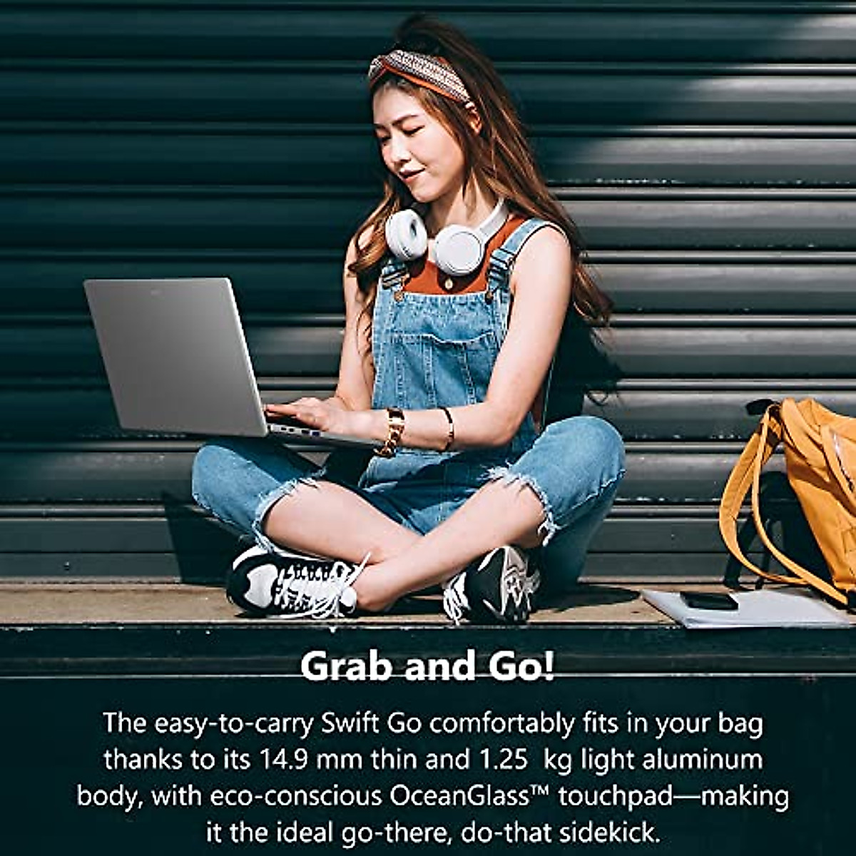 Acer Swift Go 14 Intel Evo Thin & Light Laptop 14" 1920x1200 100% sRGB Touch Display Intel Core i7-1355U Intel Iris Xe 16GB LPDDR5 512GB Gen 4 SSD Killer WiFi 6E AX1675 SFG14-71T-72QV