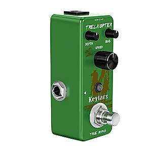 Keytars Guitar Tremolo Effect Pedal of Classic Trelicopter Effects Pedals for Electric Guitar Effect True Bypass