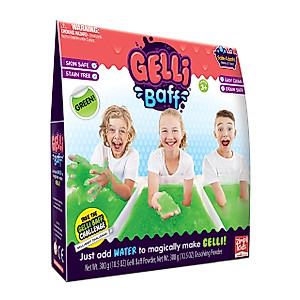 Zimpli Kids Gelli Baff - 2 Use Bath Gel Toy, Green, 600g, for 36 months to 9600 months