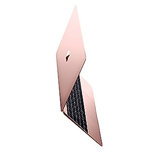 Apple MacBook (MMGL2LL/A) 256GB 12-inch Retina Display (2016) Intel Core M3 Tablet - Rose Gold (Renewed)